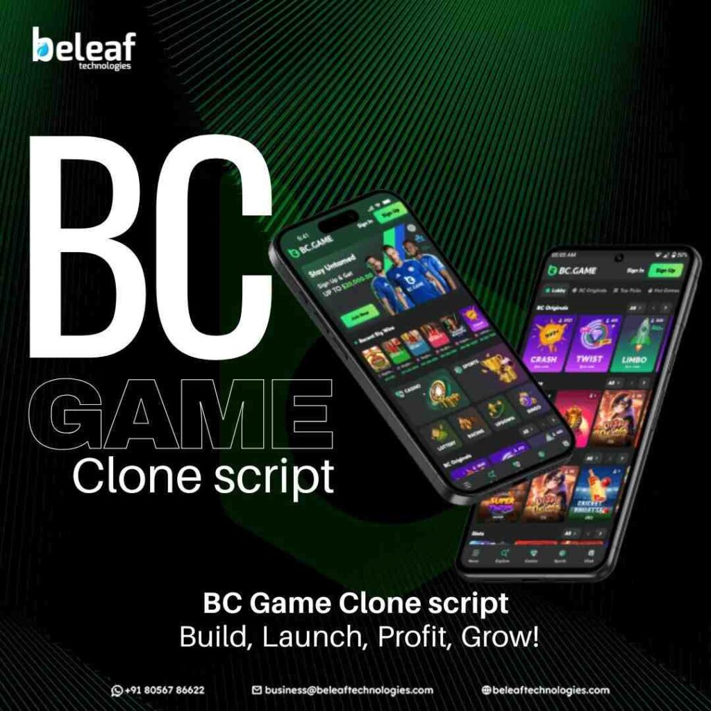 Enterprise-Ready BC Game Clone Script – Build a Crypto Casino Fast ...